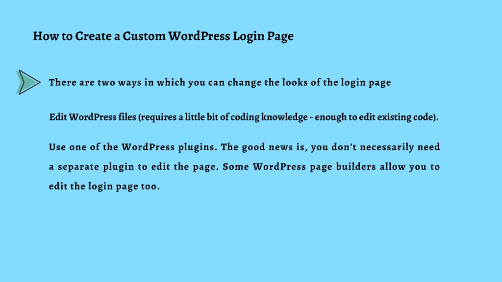 PPT - How to Create a Custom WordPress Login Page PowerPoint ...