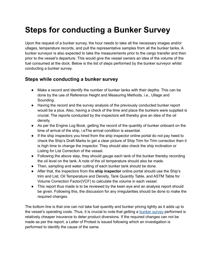 PPT - Steps for conducting a Bunker Survey PowerPoint Presentation ... PPT - Steps for conducting a Bunker Survey PowerPoint Presentation ...