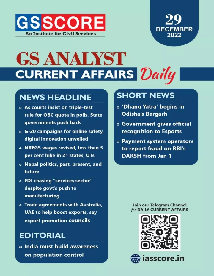 PPT - triple-test rule for OBC quota G-20 campaigns NREGS wages FDI ...