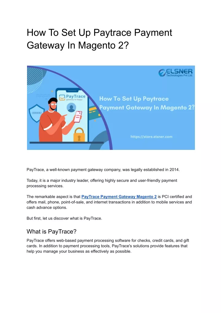 PPT - How To Set Up Paytrace Payment Gateway In Magento 2 PowerPoint ...