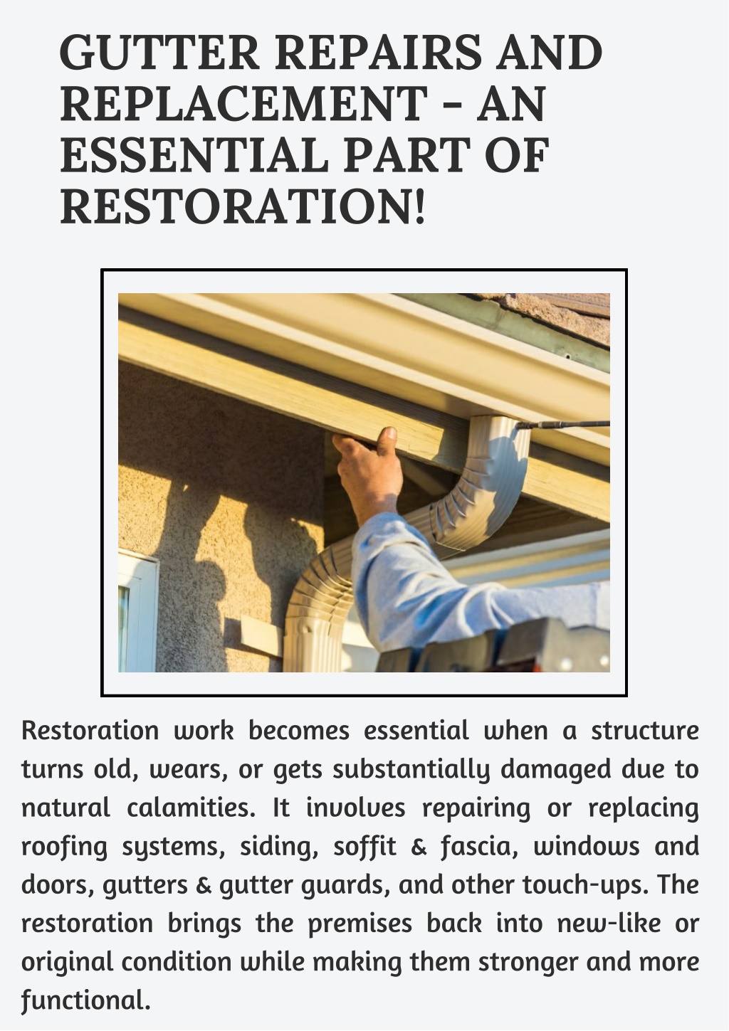PPT - Gutter Replacements Company in Chicagoland PowerPoint ...