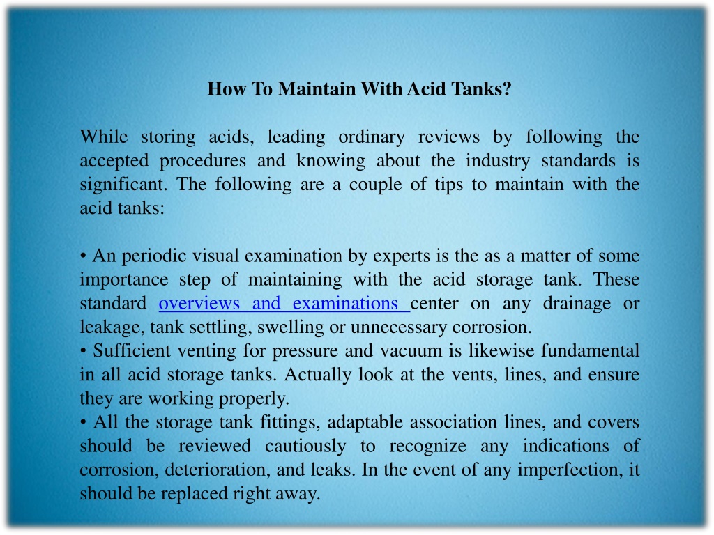 PPT - Acid Storage Tank-Chennai-Tamil Nadu-Hyderabad-Tirupati-Trichy ...
