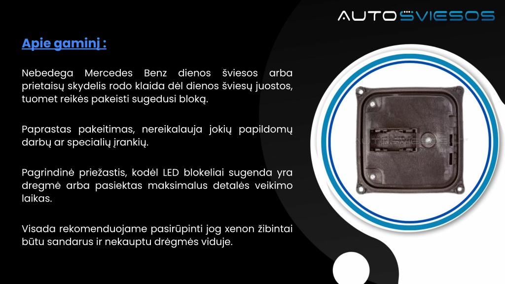 PPT - Mercedes-Benz A2189009103 LED Blokas PowerPoint Presentation ...