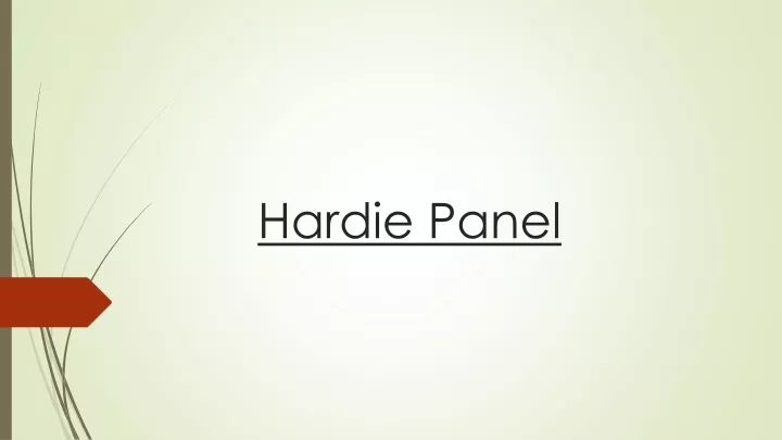 PPT - Hardie Panel Is a Floor Substrate Made of Compressed Fibre Cement ...