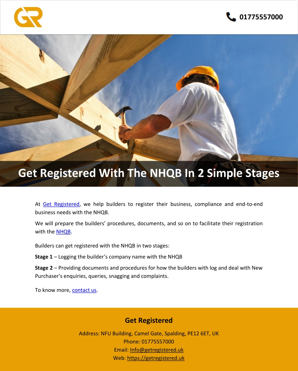 PPT - Get Registered With The NHQB In 2 Simple Stages PowerPoint ...