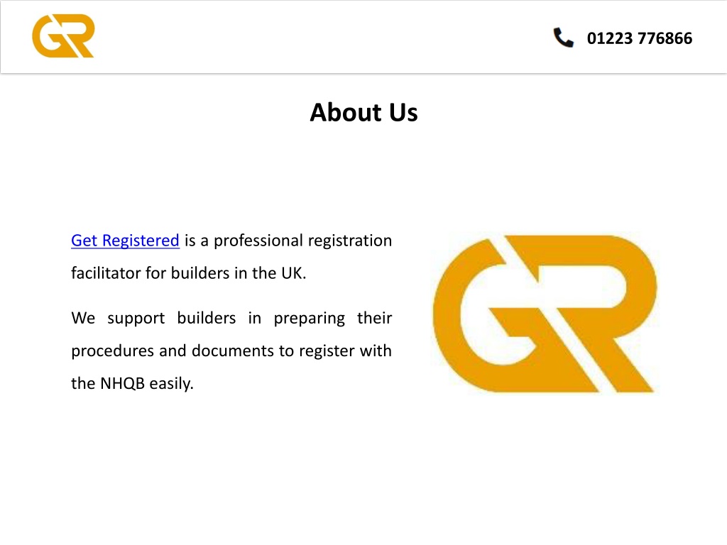 PPT - Mandatory NHQB Requirements To Become A Registered Housebuilder ...