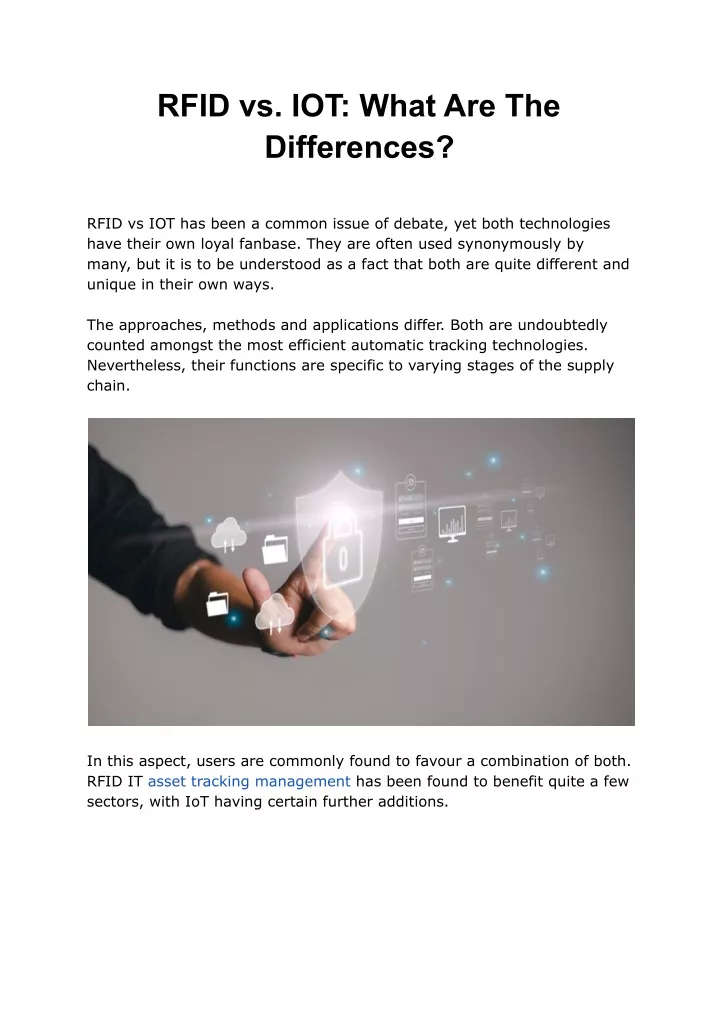 PPT - RFID vs. IOT_ What Are The Differences_ PowerPoint Presentation ...