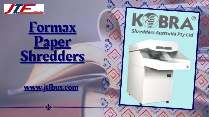 PPT - Buy No.1 Formax Paper Shredders at an affordable price PowerPoint ...