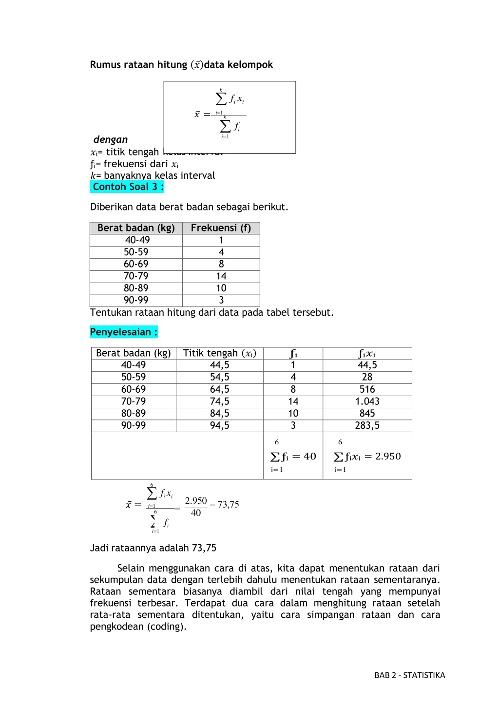 PPT - 2. Bahan Ajar_Matematika XII Statistik_Supriyadi PowerPoint ...
