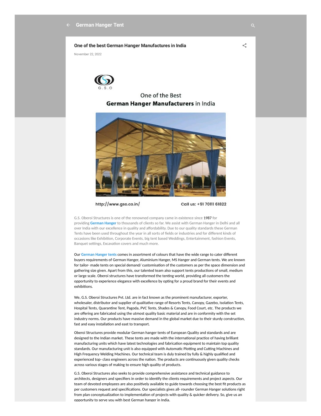 PPT - German hanger tent Supplier in India - GSO PowerPoint Presentation - ID:11864738