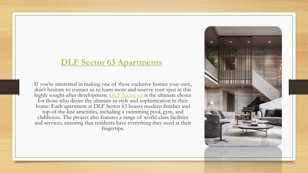 PPT - DLF Sector 63 Gurgaon PowerPoint Presentation, free download - ID ...