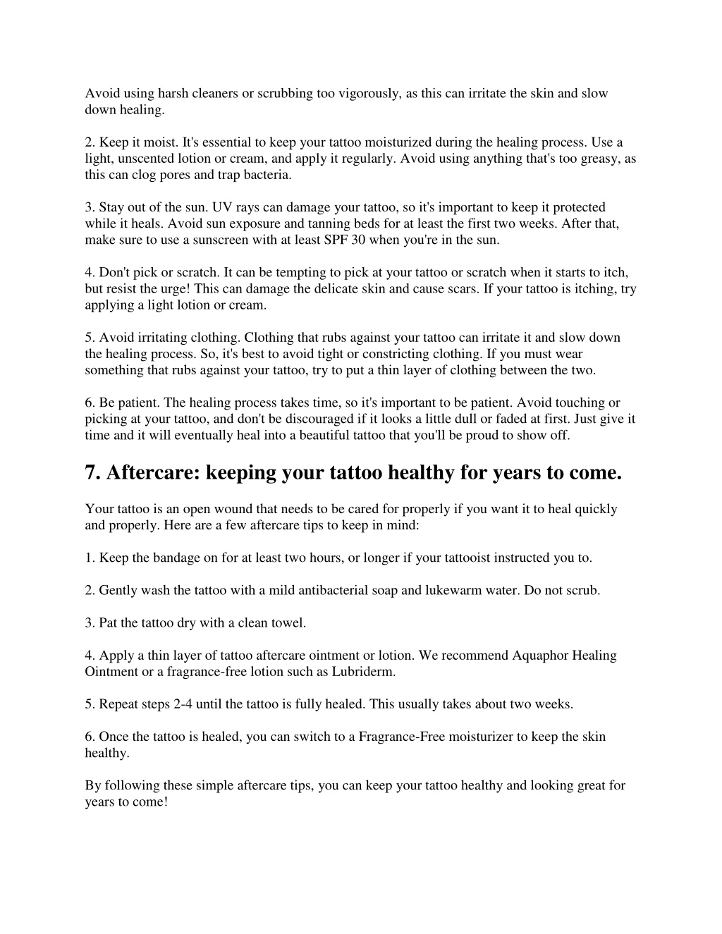 PPT - Healing Your Tattoo PowerPoint Presentation, free download - ID ...