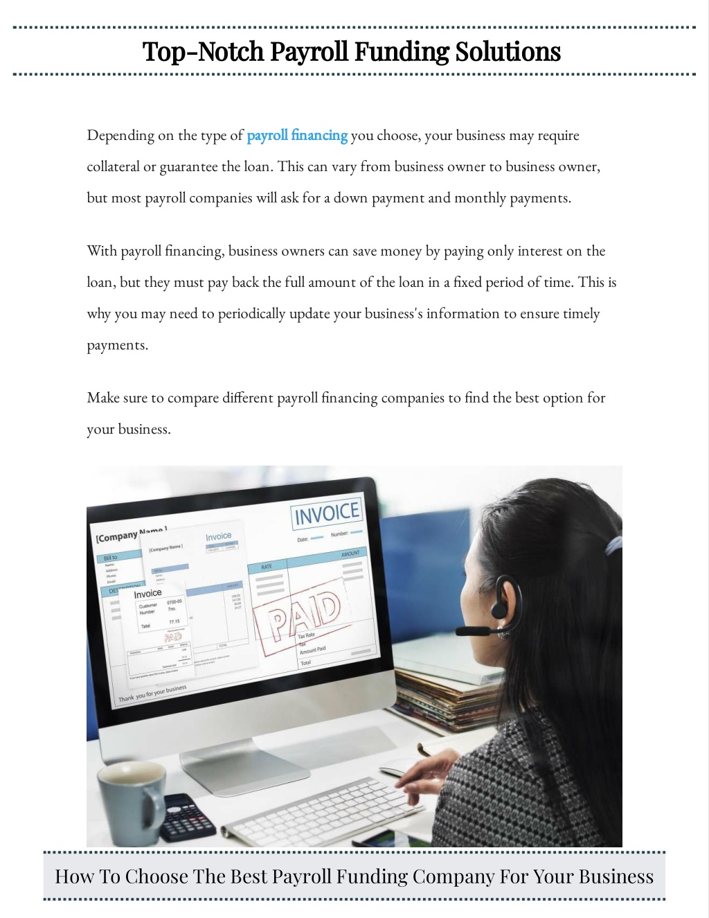 PPT - Best Payroll Funding Company For Your Business in Bangladesh ...