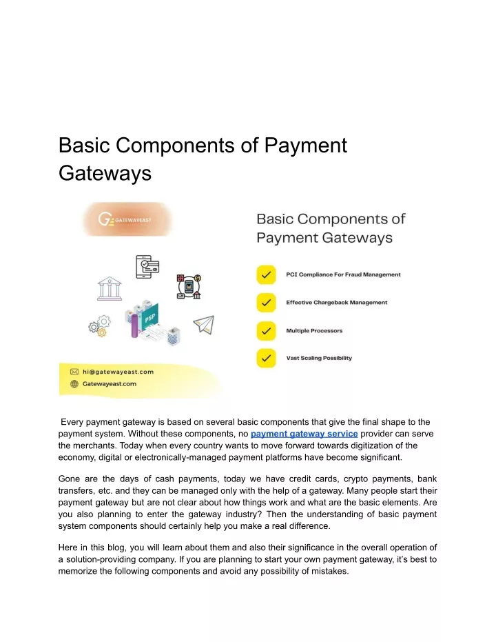 PPT - Basic Components of Payment Gateways PowerPoint Presentation ...