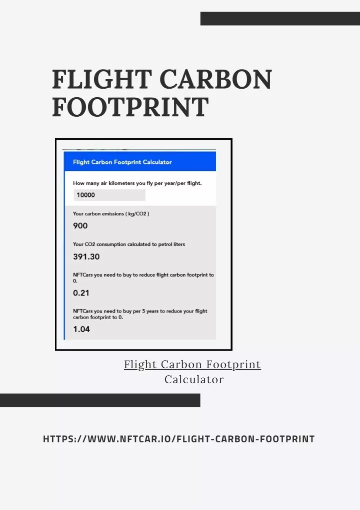 PPT - flight carbon footprint PowerPoint Presentation, free download - ID:11868918