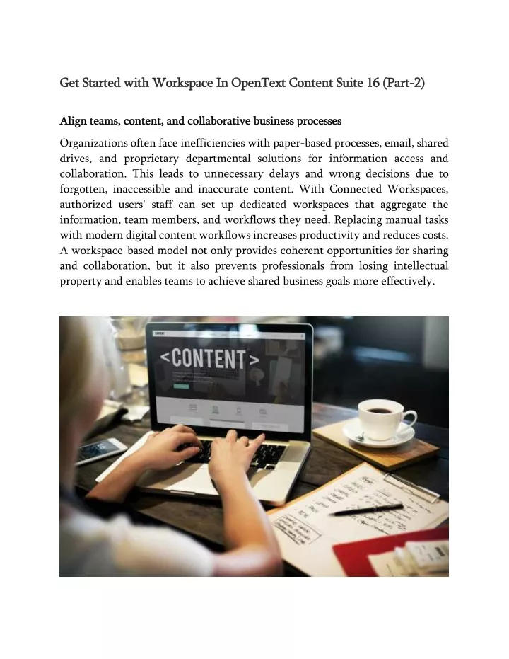 PPT - Get Started with Workspace In OpenText Content Suite 16 (Part-2 ...