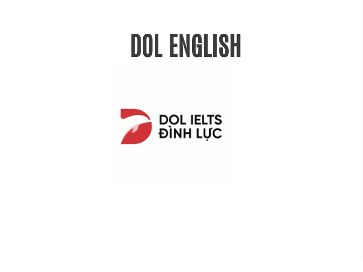 PPT - DOL ENGLISH PowerPoint Presentation, free download - ID:11869844