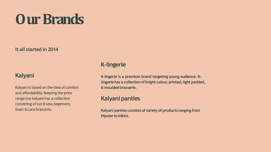 PPT - Buy Cup Size Bras at Best Price | Kalyani Innerwear PowerPoint ...
