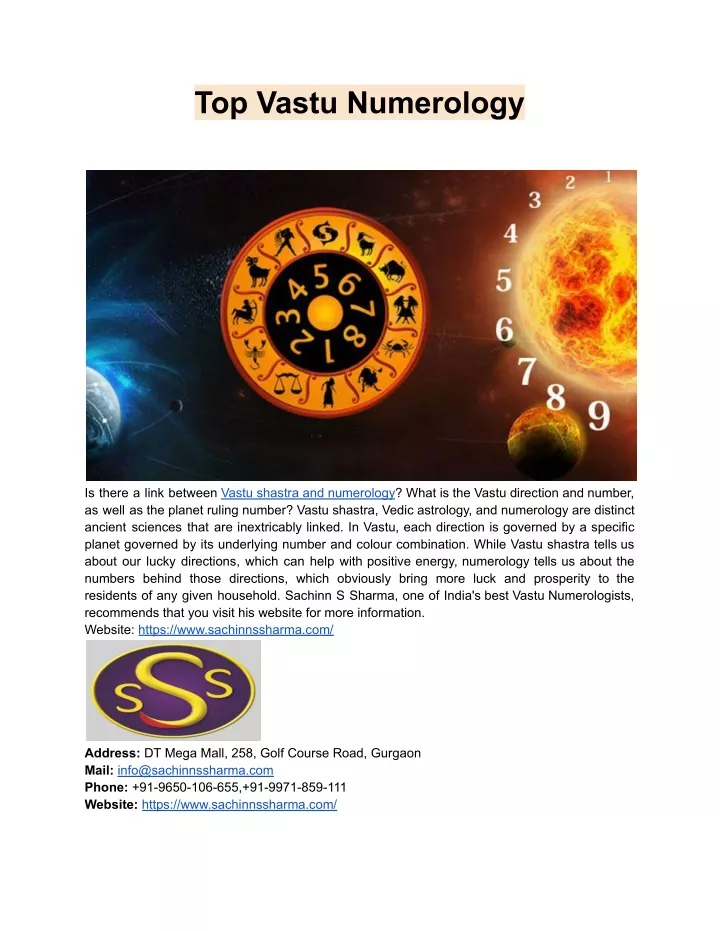 PPT - Top Vastu Numerology PowerPoint Presentation, free download - ID ...
