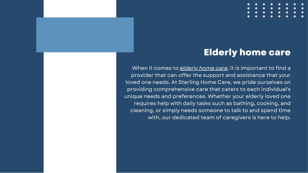 PPT - Senior home care PowerPoint Presentation, free download - ID:11872154