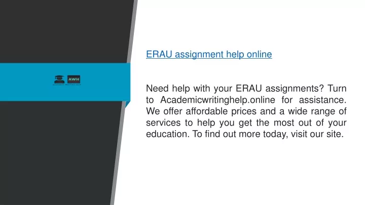 PPT - Erau Assignment Help Online Academicwritinghelp.online PowerPoint ...