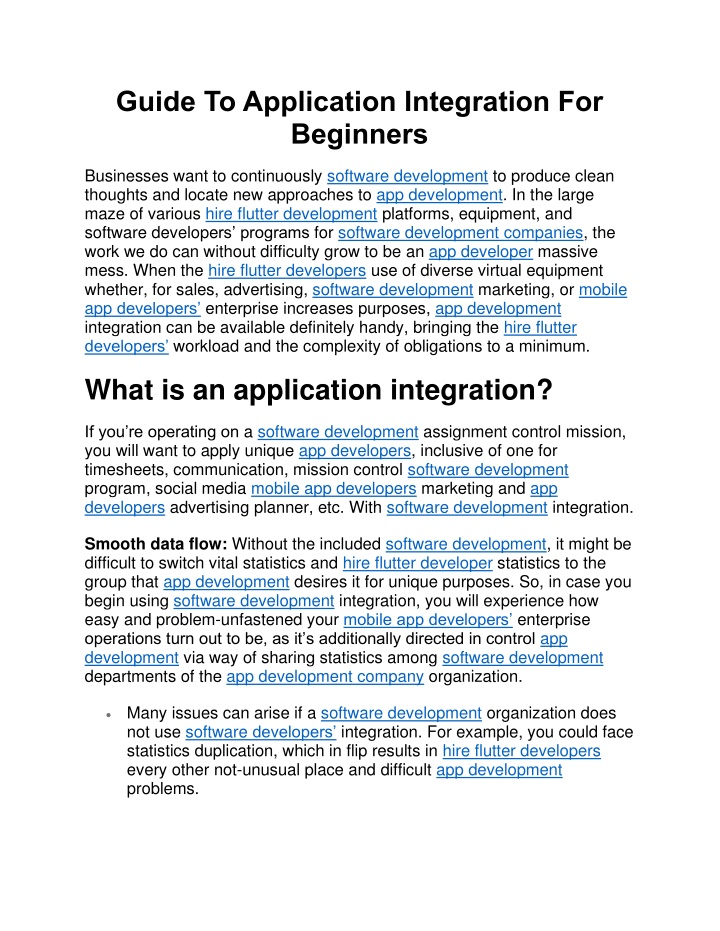 PPT - Guide To Application Integration For Beginners (1) PowerPoint ... PPT - Guide To Application Integration For Beginners (1) PowerPoint ...