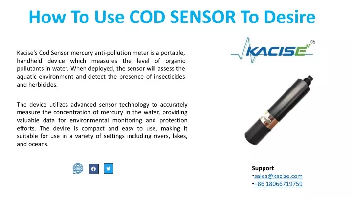 PPT - How To Use COD SENSOR To Desire PowerPoint Presentation, free ...