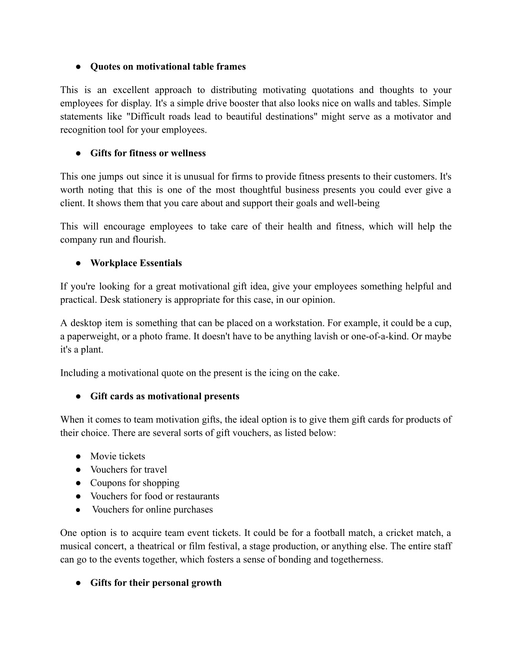 PPT - Top 10 Best Motivational Gifts for Employees PowerPoint ...