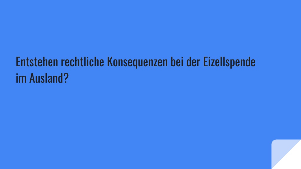 PPT - Entstehen rechtliche Konsequenzen bei der Eizellspende im Ausland ...
