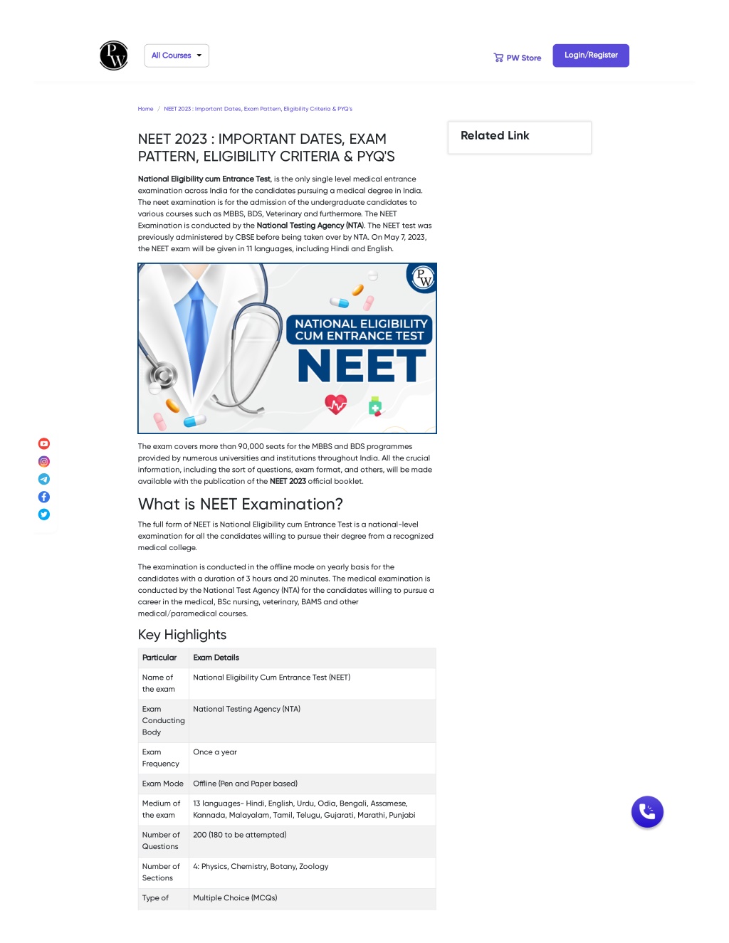 PPT - NEET Exam Date 2023 Notification released PowerPoint Presentation ...