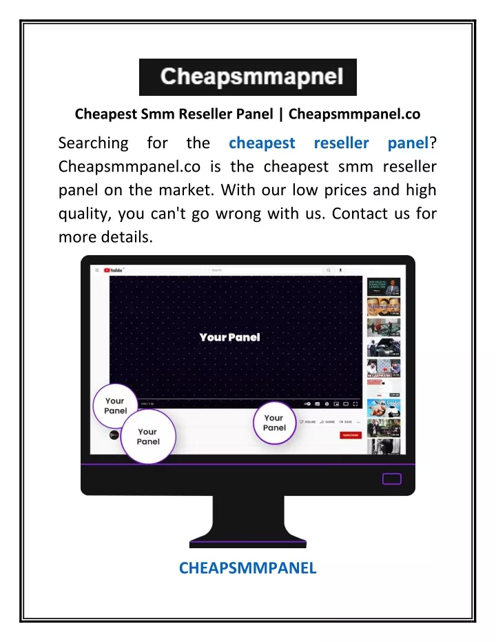 PPT - Cheapest Smm Reseller Panel | Cheapsmmpanel.co PowerPoint ...