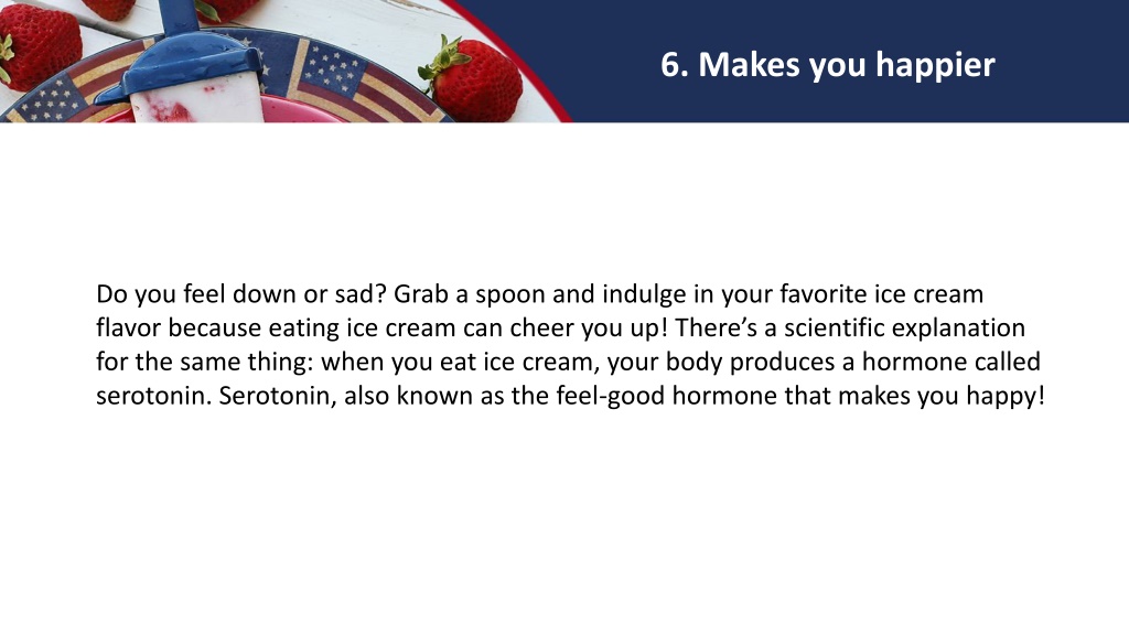PPT - 10 Amazing Benefits of Eating Ice Cream PowerPoint Presentation ...