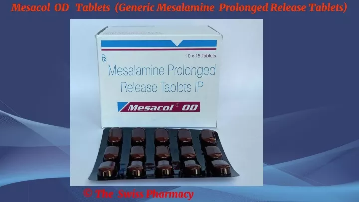 PPT - Mesacol OD Tablets (Generic Mesalamine Prolonged Release Tablets ...
