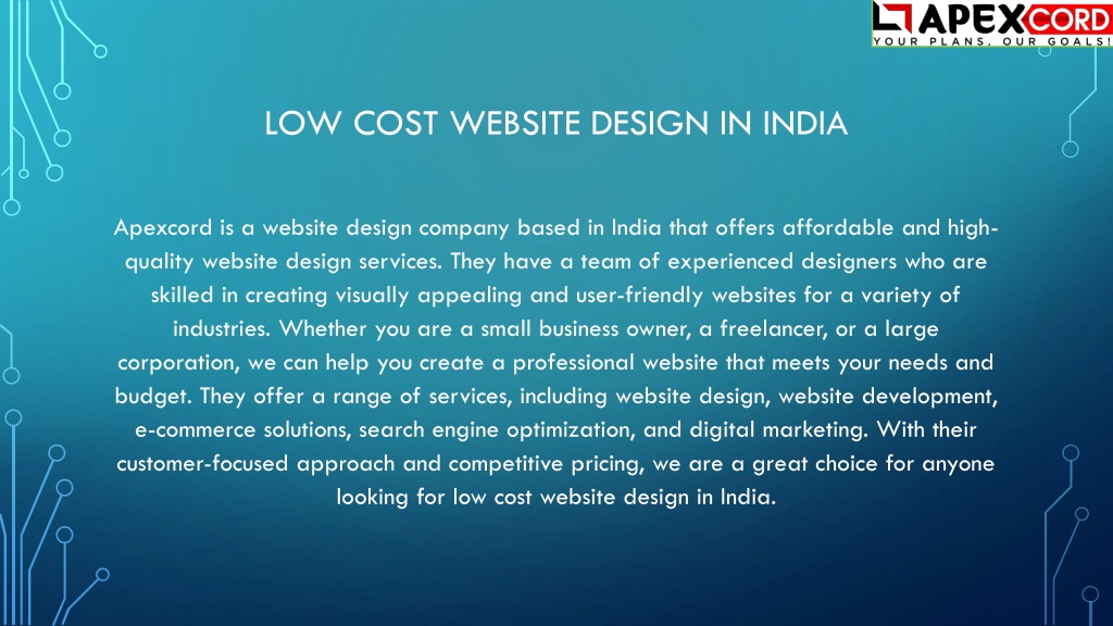 PPT - Low Cost Website Design In India PowerPoint Presentation, free ...