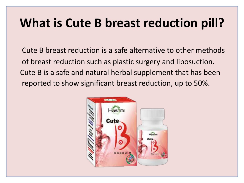 PPT - Natural Breast Firming and Tightening Cute B Capsule PowerPoint ...