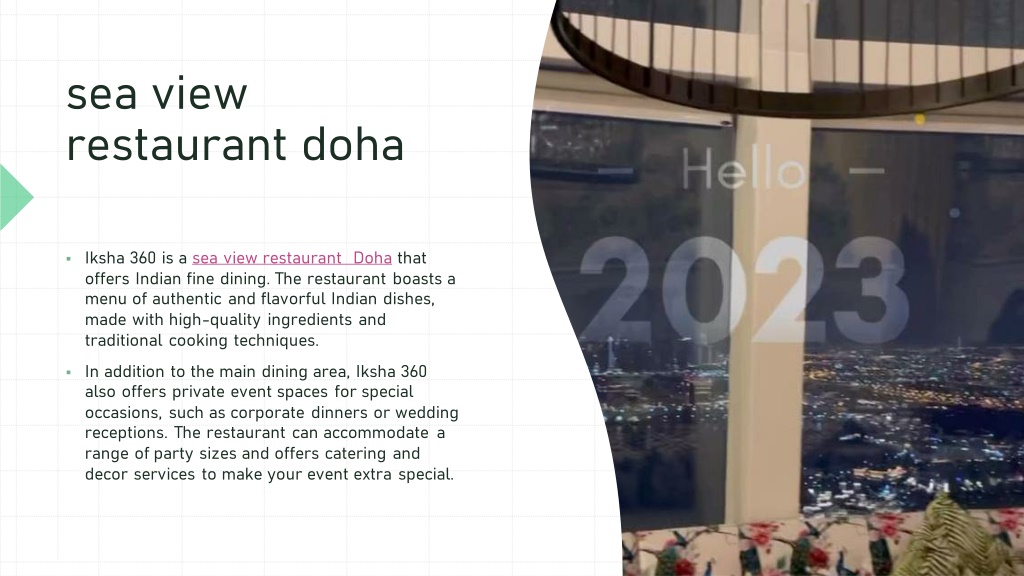 PPT - Indian fine dining in Qatar - Iksha 360 PowerPoint Presentation ...