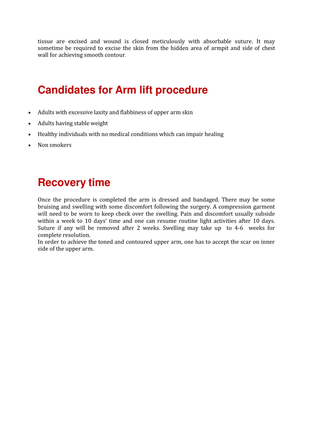 PPT - Arm lift (Hanging Arm skin) surgery in Delhi PowerPoint ...