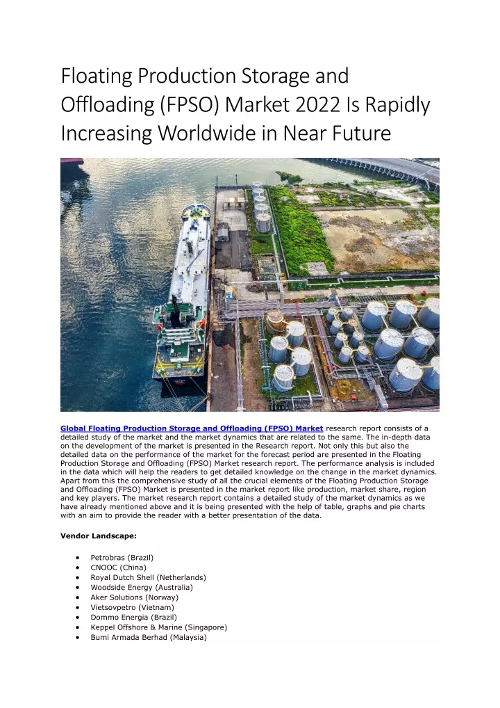 PPT - Floating Production Storage and Offloading PowerPoint ...