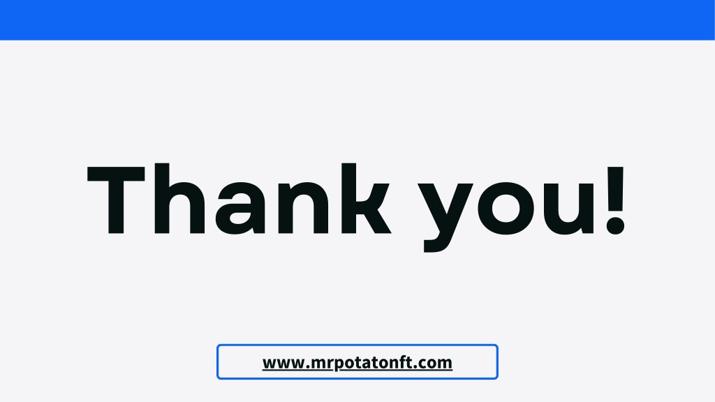 PPT - Top 5 NFT Projects in 2023 | Mr.Potato NFT PowerPoint ...