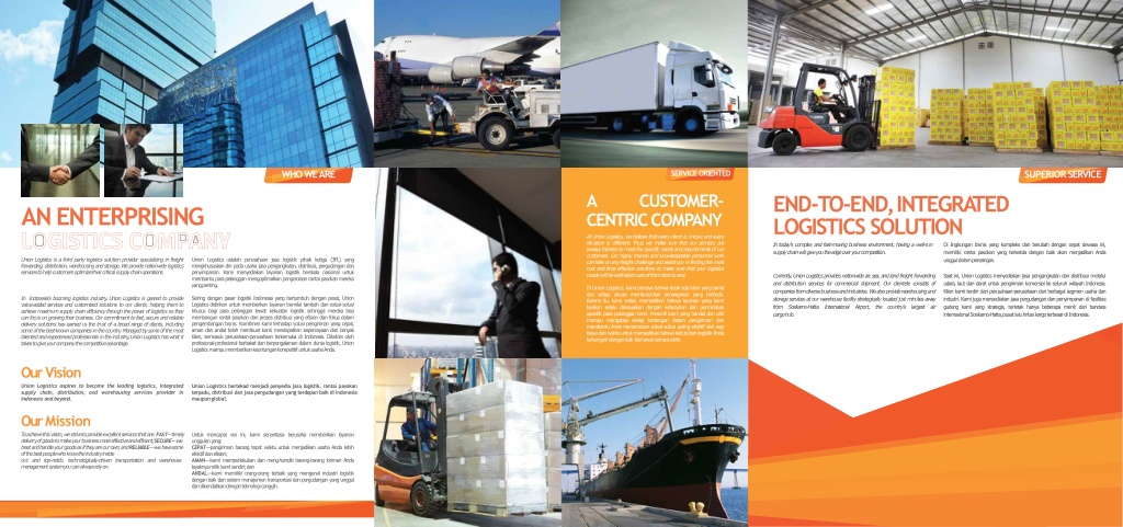 PPT - Company Profile Union Logistic Website PowerPoint Presentation ...