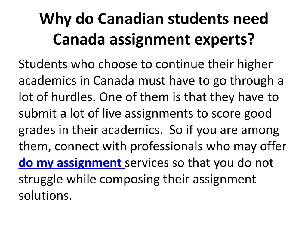 PPT - Top reasons for choosing Canada as your academics PowerPoint ...