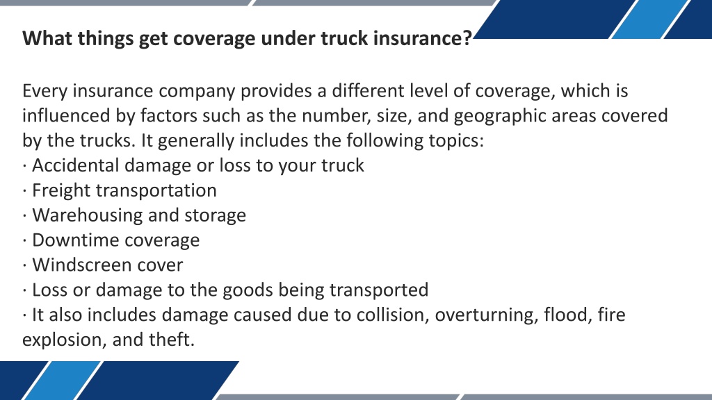 PPT - The Best Online Quotes for Truck and Insurance in Sydney ...