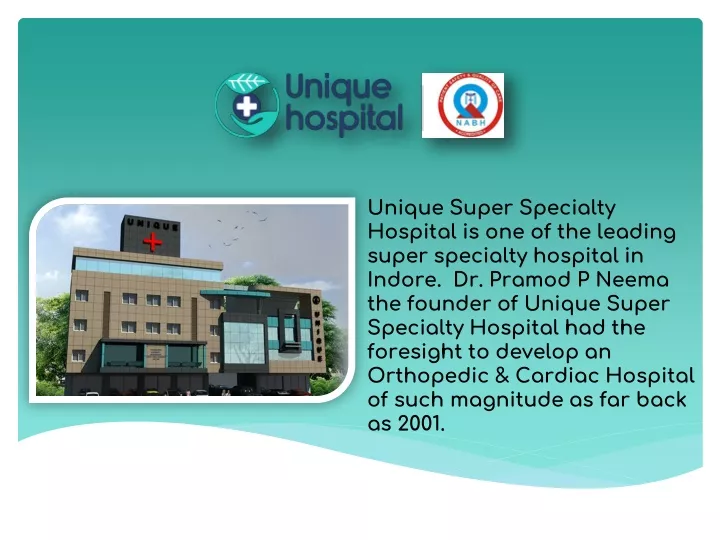 PPT - Best Hospital in Indore | Unique Hospital PowerPoint Presentation ...