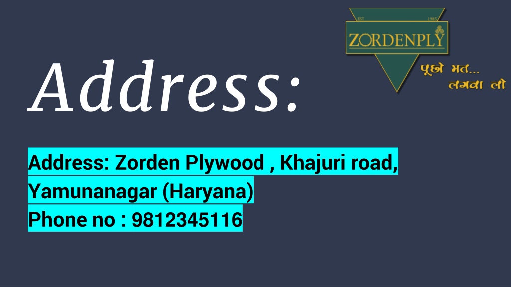 PPT - Best Plywood Manufacture Company in India PowerPoint Presentation ...