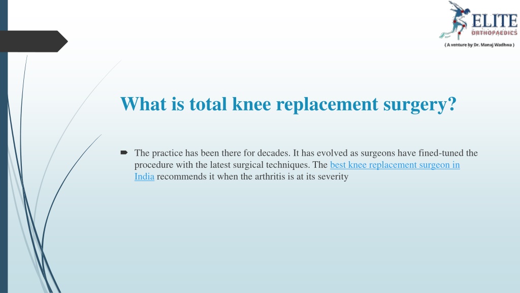 Ppt All You Need To Know About Total Knee Replacement Surgery Powerpoint Presentation Id