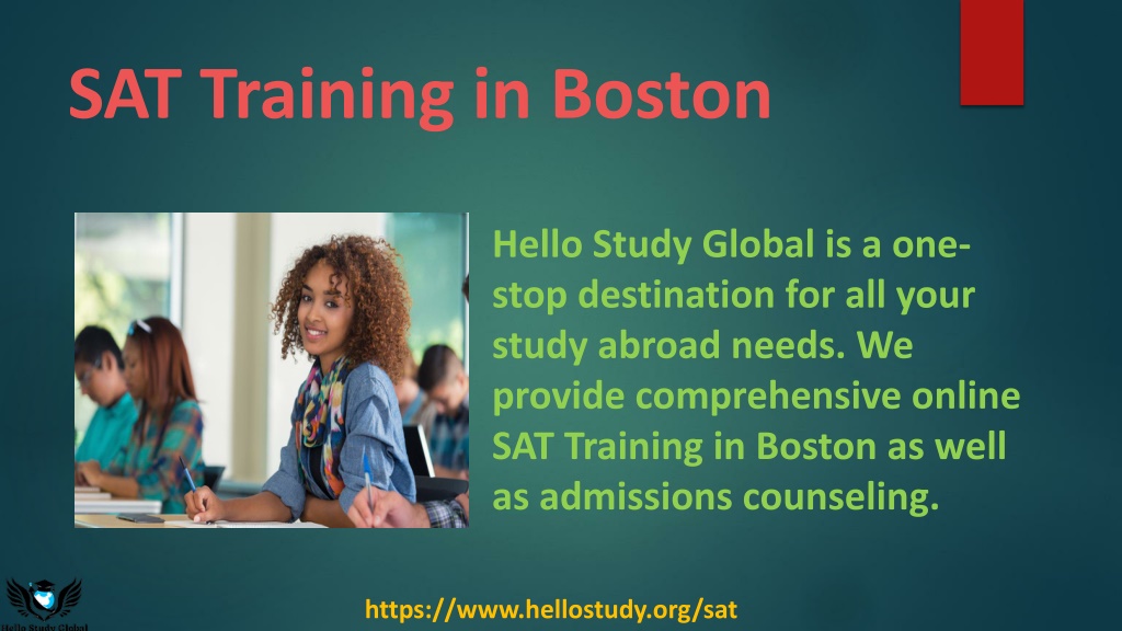 PPT - SAT Training in Boston- Hello Study Global PowerPoint ...