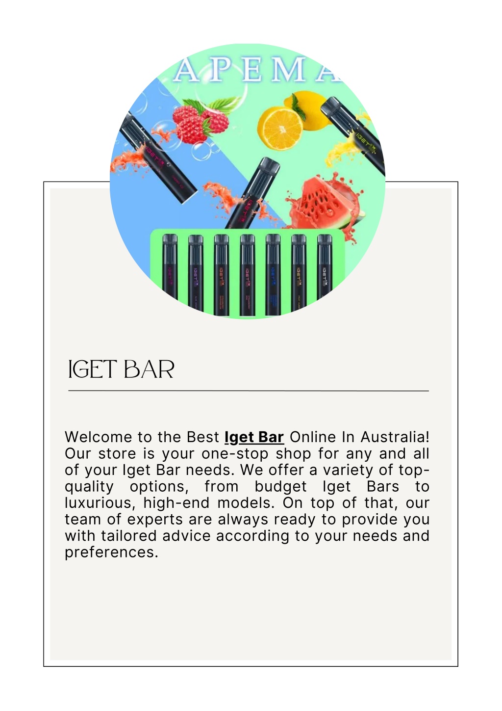 PPT - Best Iget Bar Online In Australia PowerPoint Presentation, free ...