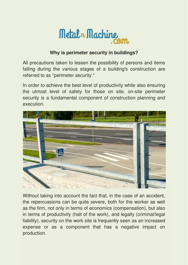 PPT - Why is Perimeter Security in buildings? PowerPoint Presentation ...