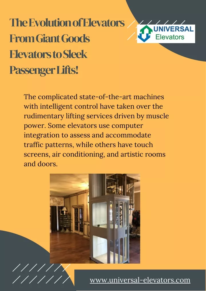 PPT - Warner Elevator | Universal Elevators PowerPoint Presentation ...
