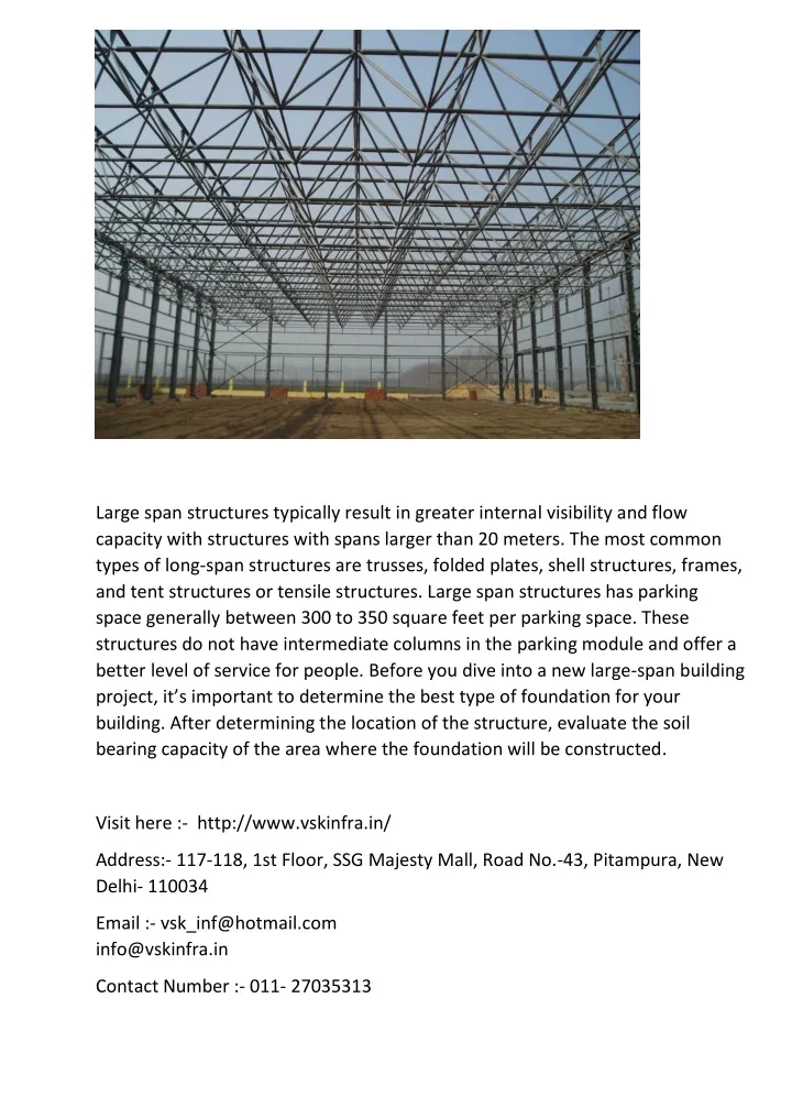 PPT - Large span construction PowerPoint Presentation, free download ...